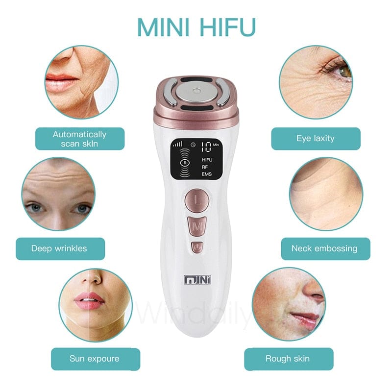 3 in 1 Mini Hifu Machine Ultrasound Facial Beauty Device – ozkart.com.au