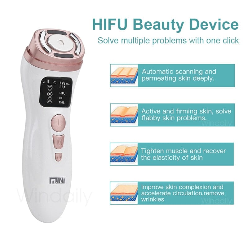 3 in 1 Mini Hifu Machine Ultrasound Facial Beauty Device – ozkart.com.au