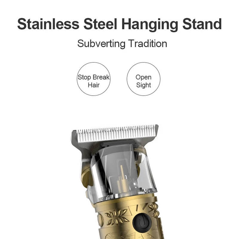 Barber mens Golden professional trimmer with led display – ozkart.com.au